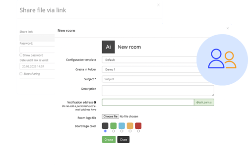 Secure workspace for storing & sharing sensitive data | SSH