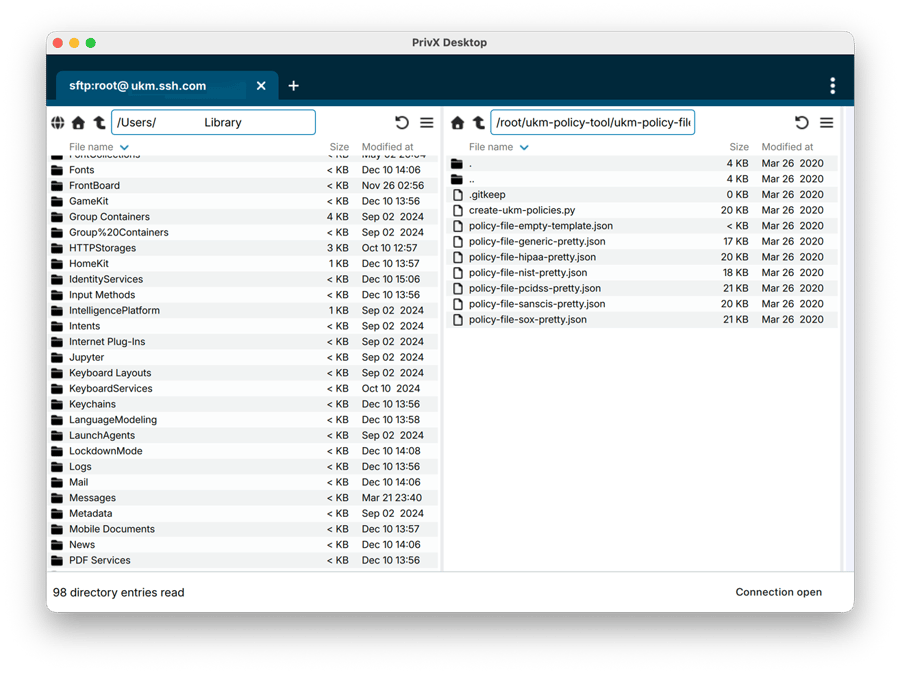 Secure File Transfer, Remote Access Software PrivX Desktop | SSH