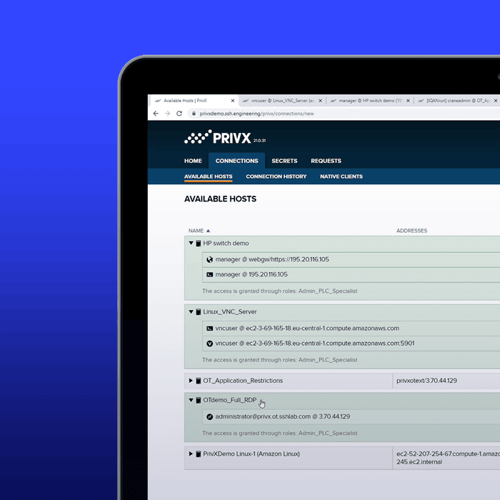Privileged Access Management Software Solution - PrivX | SSH