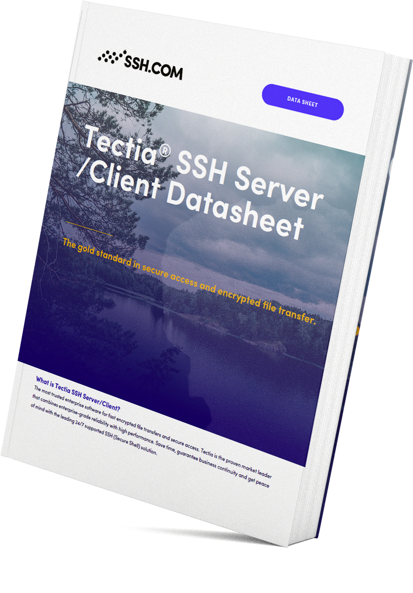 Secure File Transfer, Remote Access & Tunneling Software Tectia | SSH