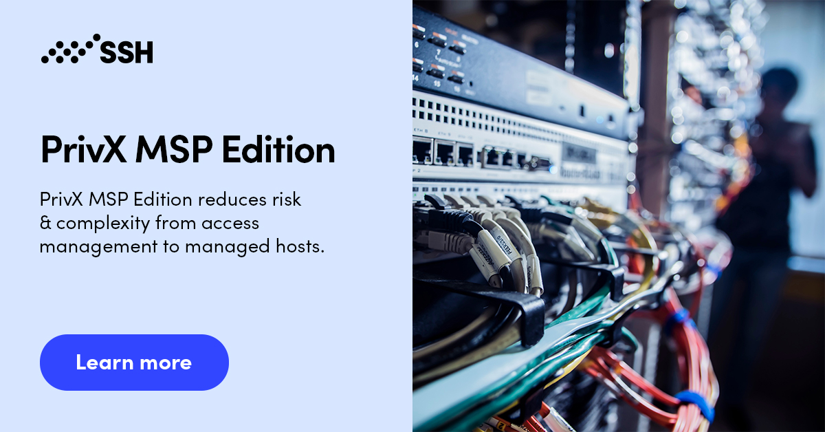 Privileged Access Management Managed Service Providers - PrivX | SSH