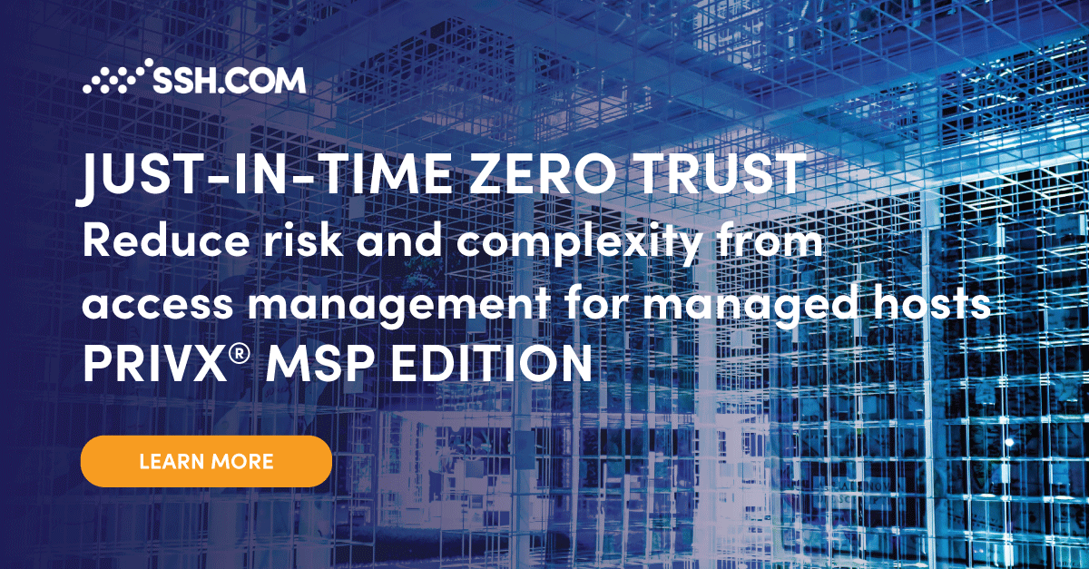 Privileged Access Management Managed Service Providers - PrivX | SSH