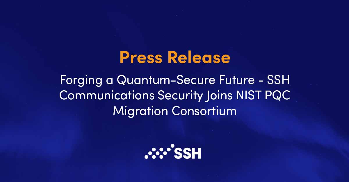 Ssh Communications Security Joins Nist Pqc Migration Consortium