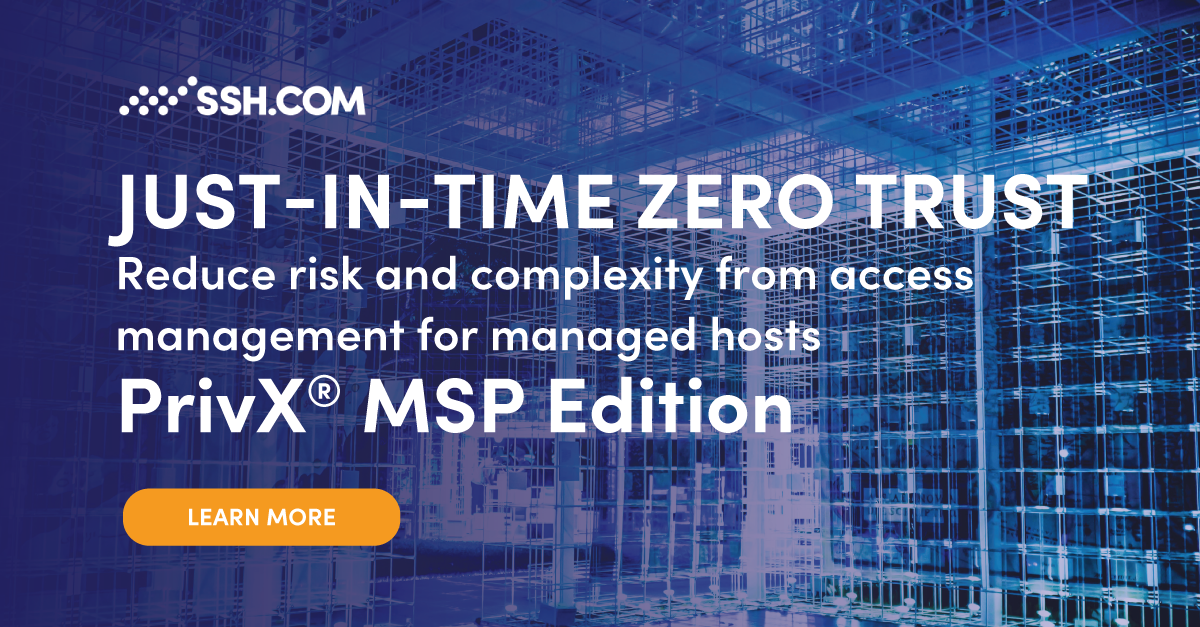 Privx Msp Edition Reduce Risk And Complexity From Access Management For Managed Hosts