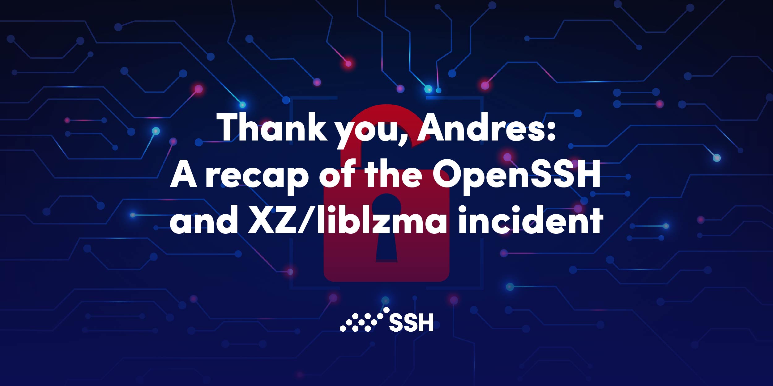 A recap of the OpenSSH and XZ/liblzma incident | SSH