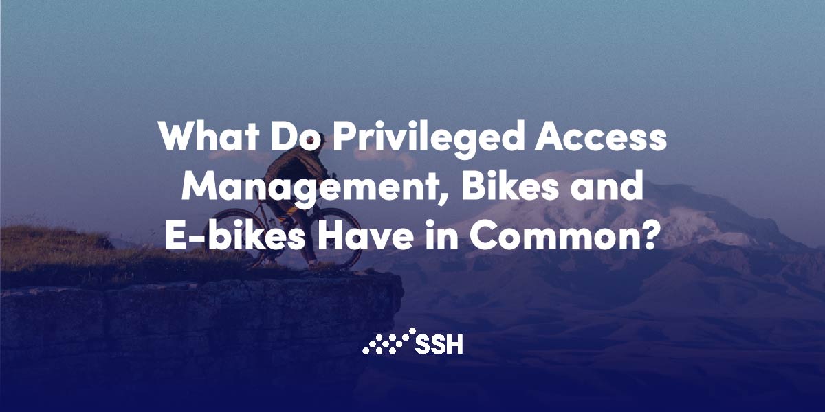 What Do Privileged Access Management, Bikes & E-bikes Have in Common?