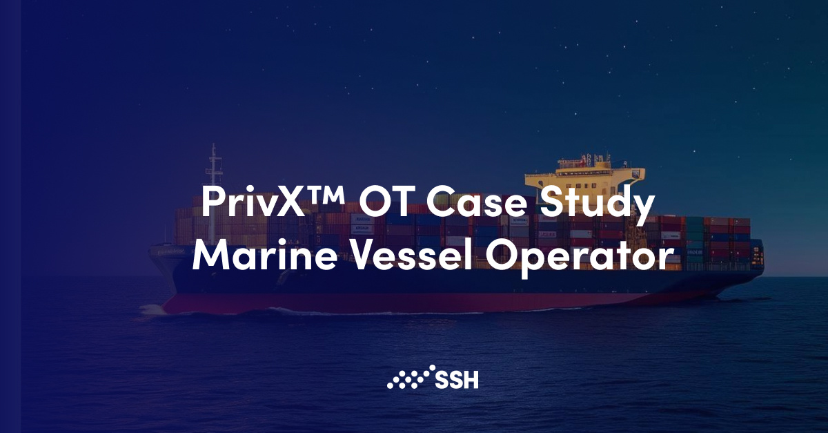 Marine Vessel Operator Secures Remote Access and Troubleshooting | SSH